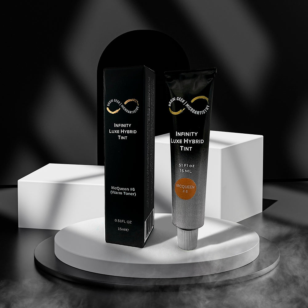 Infinity Hybrid Brow Cream Tint #6 McQueen Warm Toner – Cosmetic Tattoo ...