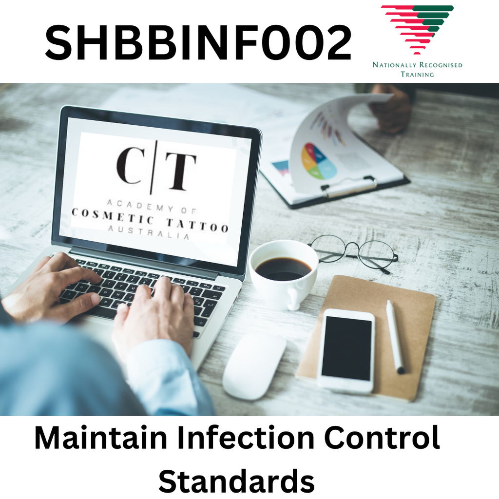 SHBBINF002 Maintain Infection Control Standards – Cosmetic Tattoo Supplies