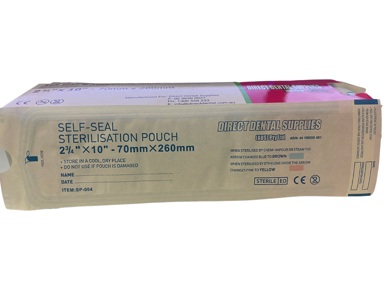 Self Sealing Sterilization Pouches – Cosmetic Tattoo Supplies